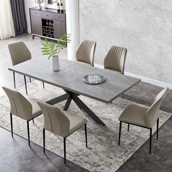 jiexi Table de salle à manger rectangulaire extensible peu encombrante ... jiexi Table de salle à manger rectangulaire extensible peu encombrante ...